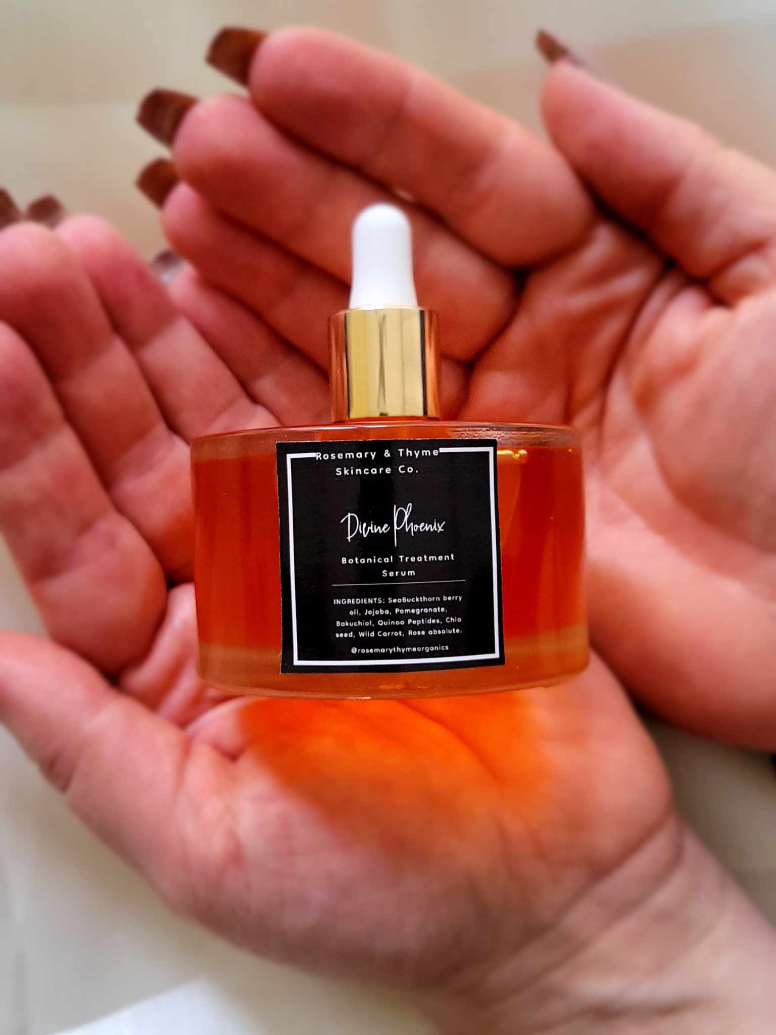 AWARD WINNER! Divine Phoenix Botanical Peptide Treatment Oil / Normal ...